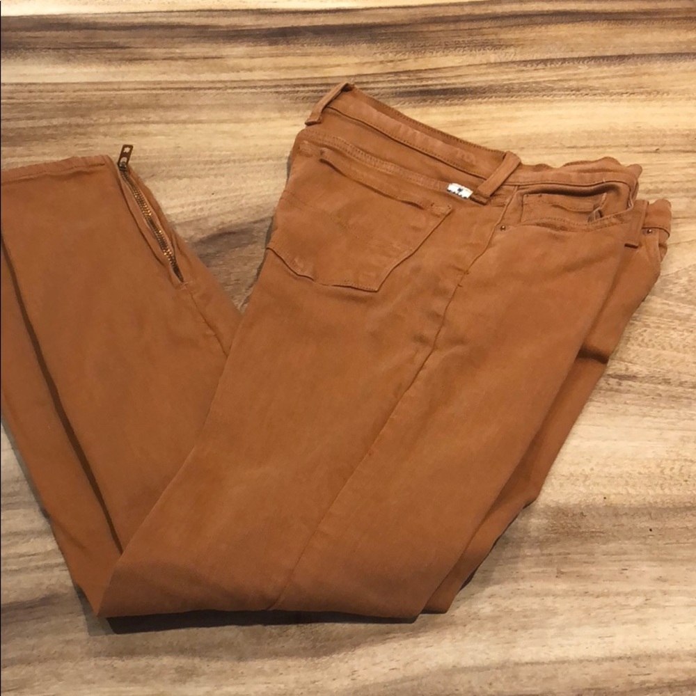 Lucky Rust Colored Charlie Super Skinny Jeans - Gem